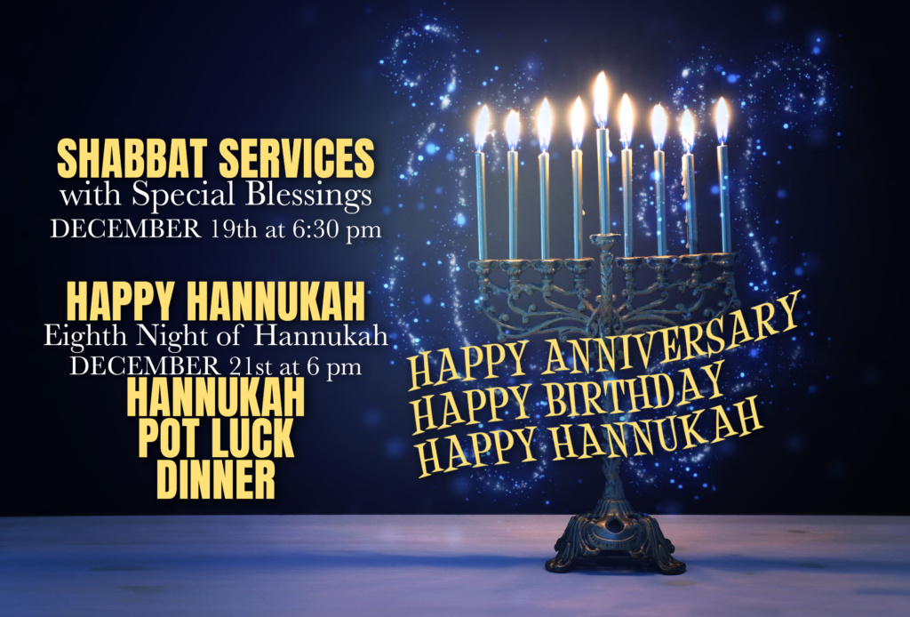 Weekly Shabbat, December 19, 2025 - Temple Judah